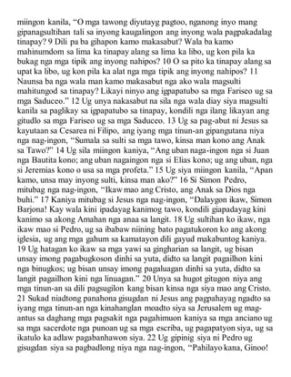 Cebuano bible new testament | PDF