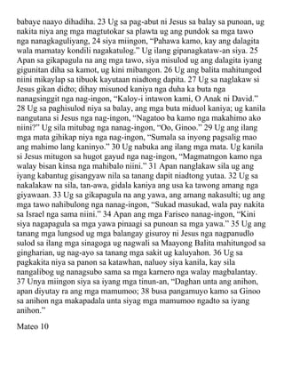 Cebuano bible new testament | PDF