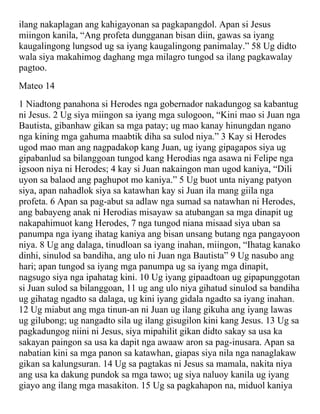 Cebuano bible new testament | PDF