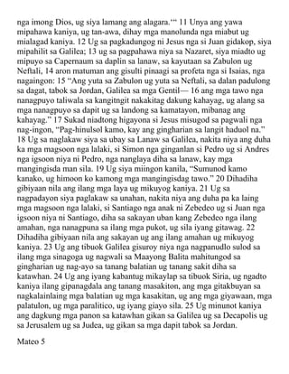 Cebuano bible new testament | PDF