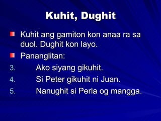 Cebuano creative writing | PPT