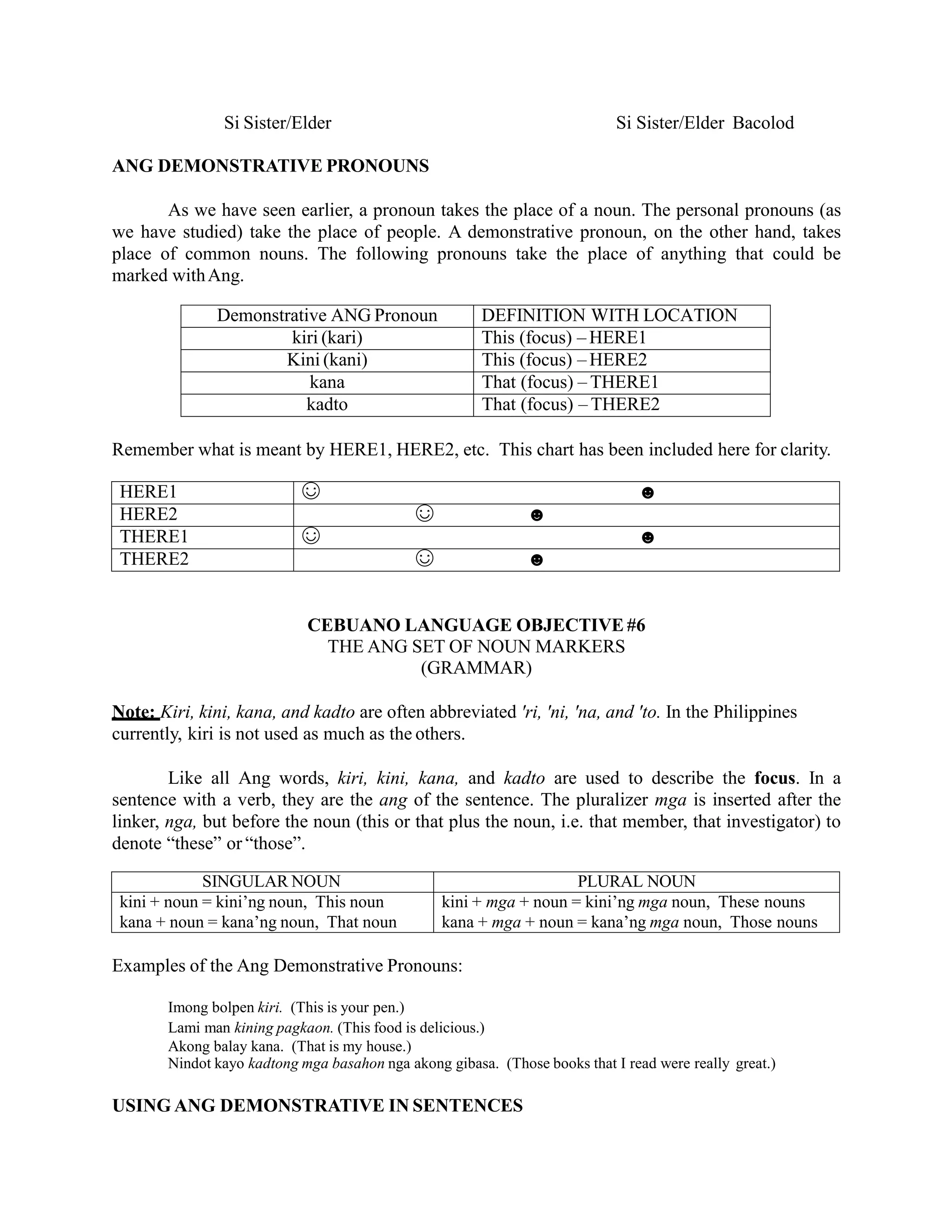 Cebuano Language Objectives | PPTX
