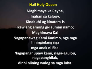 Cebuano Rosary (Luminous Mysteries) | PPTX