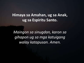 Cebuano Rosary (Luminous Mysteries) | PPTX