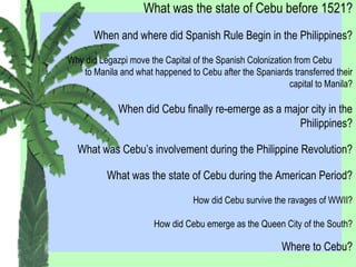Cebu history lecture | PPT