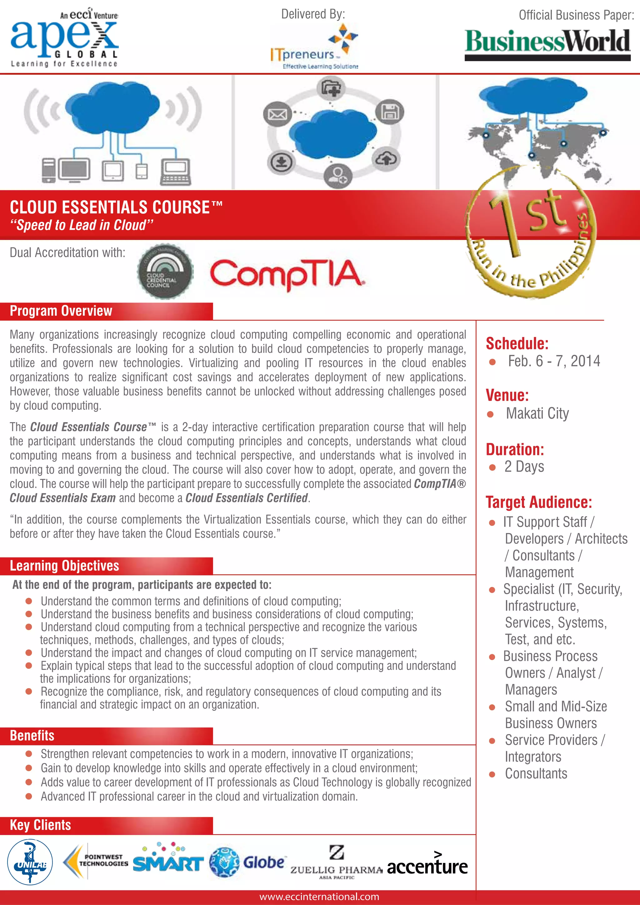 Cloud Essentials Course | PDF