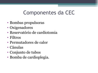 Circulação Extra Corpórea - CEC | PPT