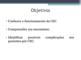 Circulação Extra Corpórea - CEC | PPT