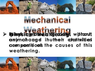 Weathering of Rocks | PPTX