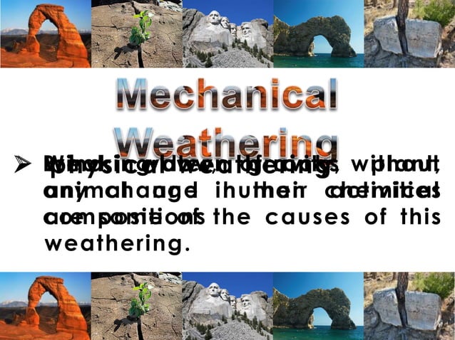 Weathering of Rocks | PPTX | Geology | Science