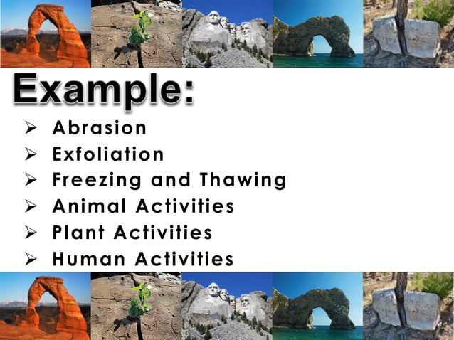 Weathering of Rocks | PPTX | Geology | Science