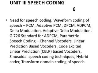 CEC356 SPEECH PROCESSING.pptx