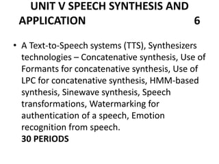 CEC356 SPEECH PROCESSING.pptx