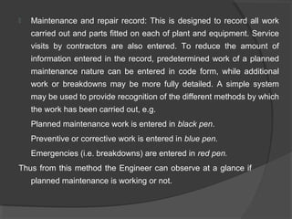 Industrial Machines Maintenance | PPT