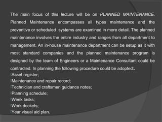 Industrial Machines Maintenance | PPT