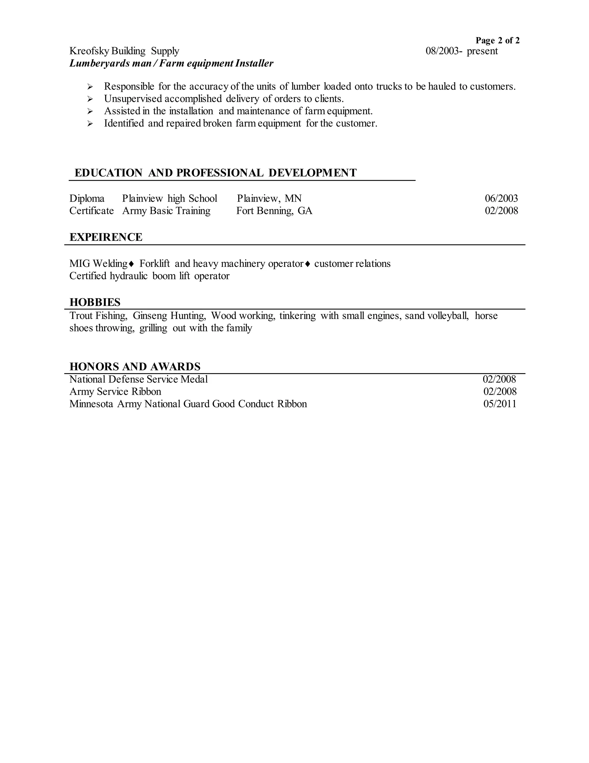 Brian Pitzer Resume | DOCX