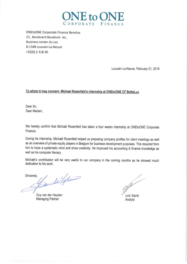 Recommendation letter M Rozenfeld (1) | PDF