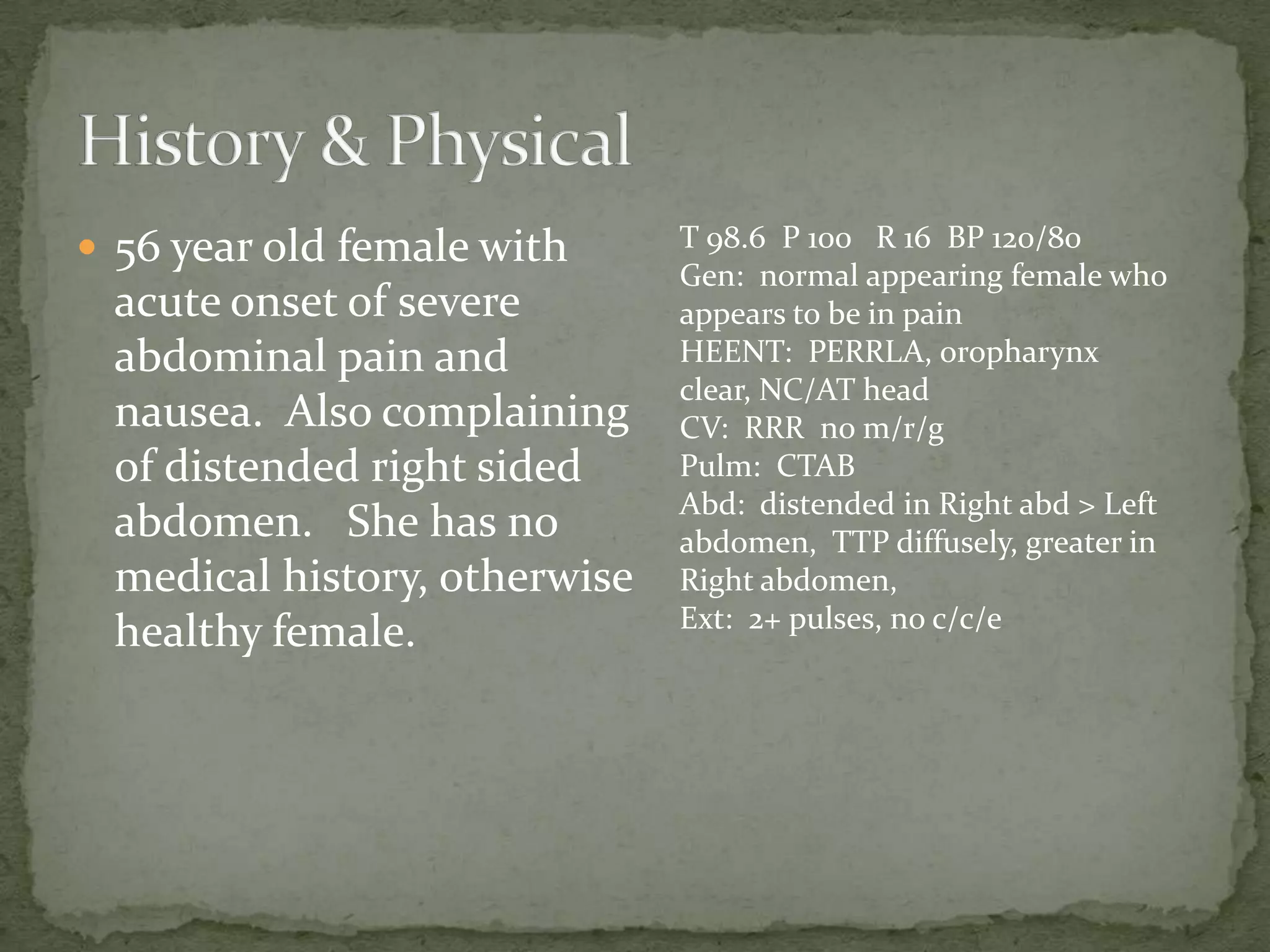 Cecal volvulus | PPTX