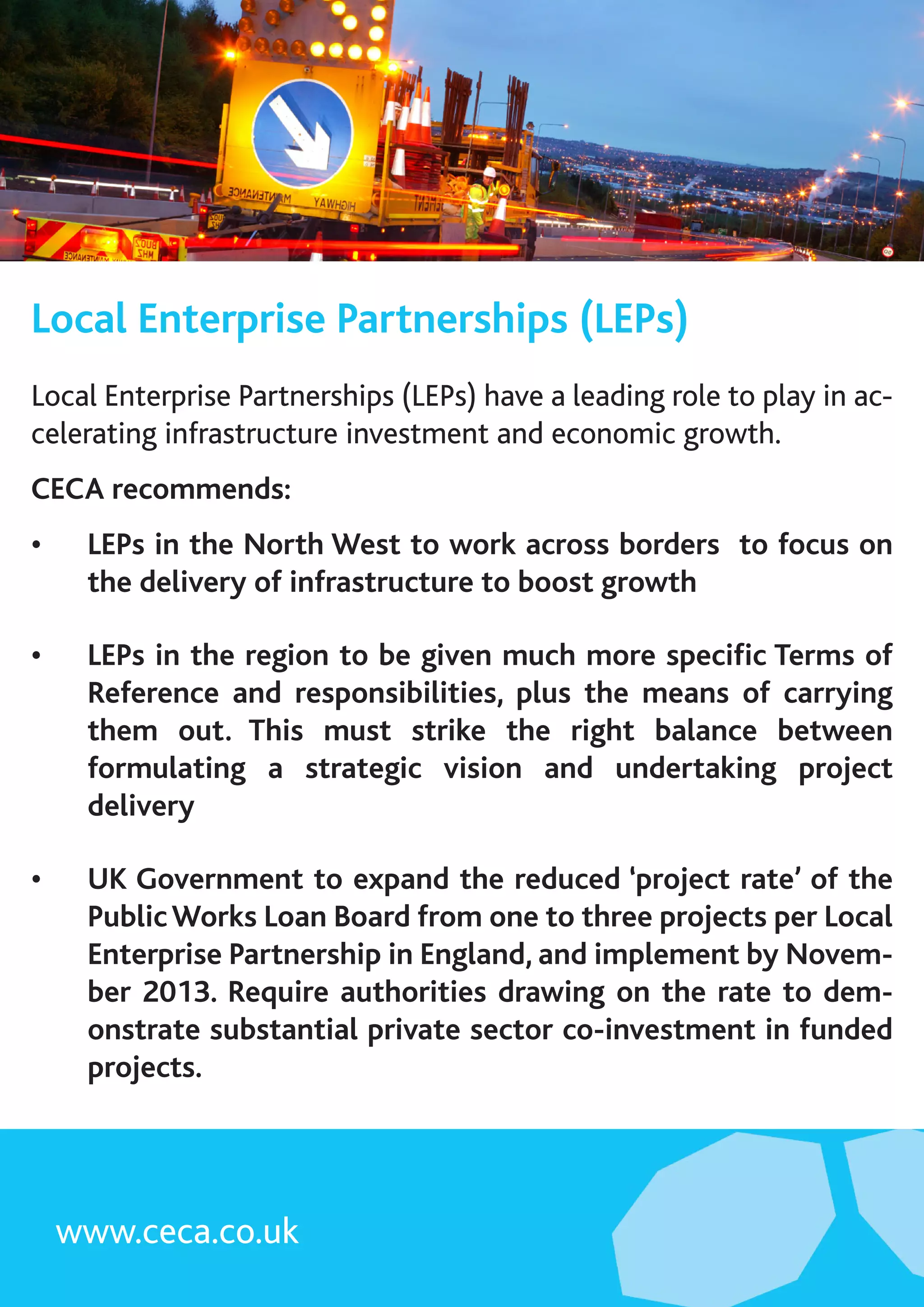 Ceca north west infrastructure the routemap for regional growth | PDF