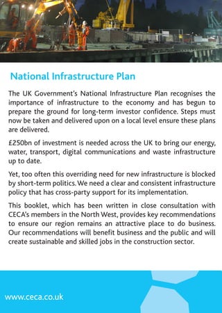Ceca north west infrastructure the routemap for regional growth | PDF ...