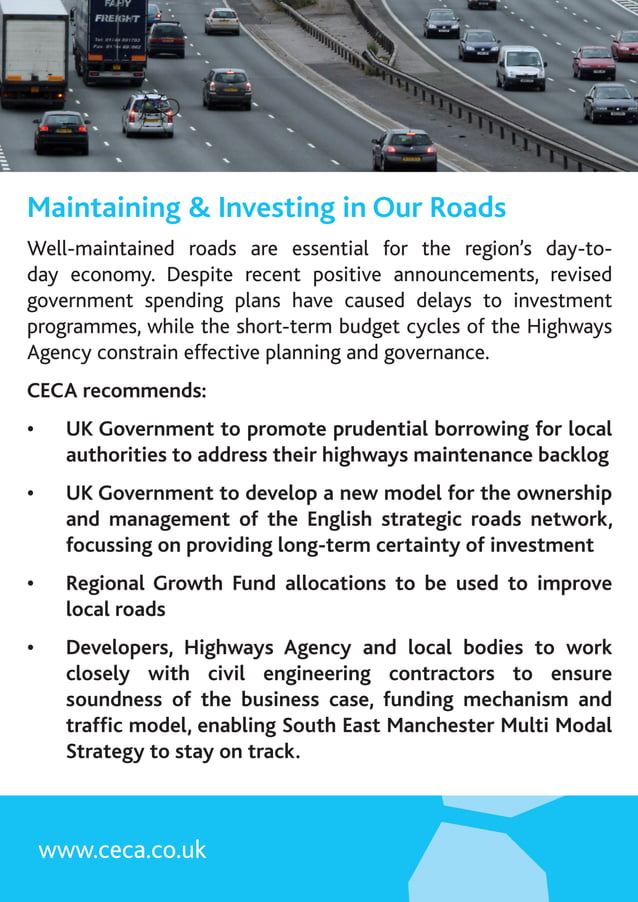 Ceca north west infrastructure the routemap for regional growth | PDF
