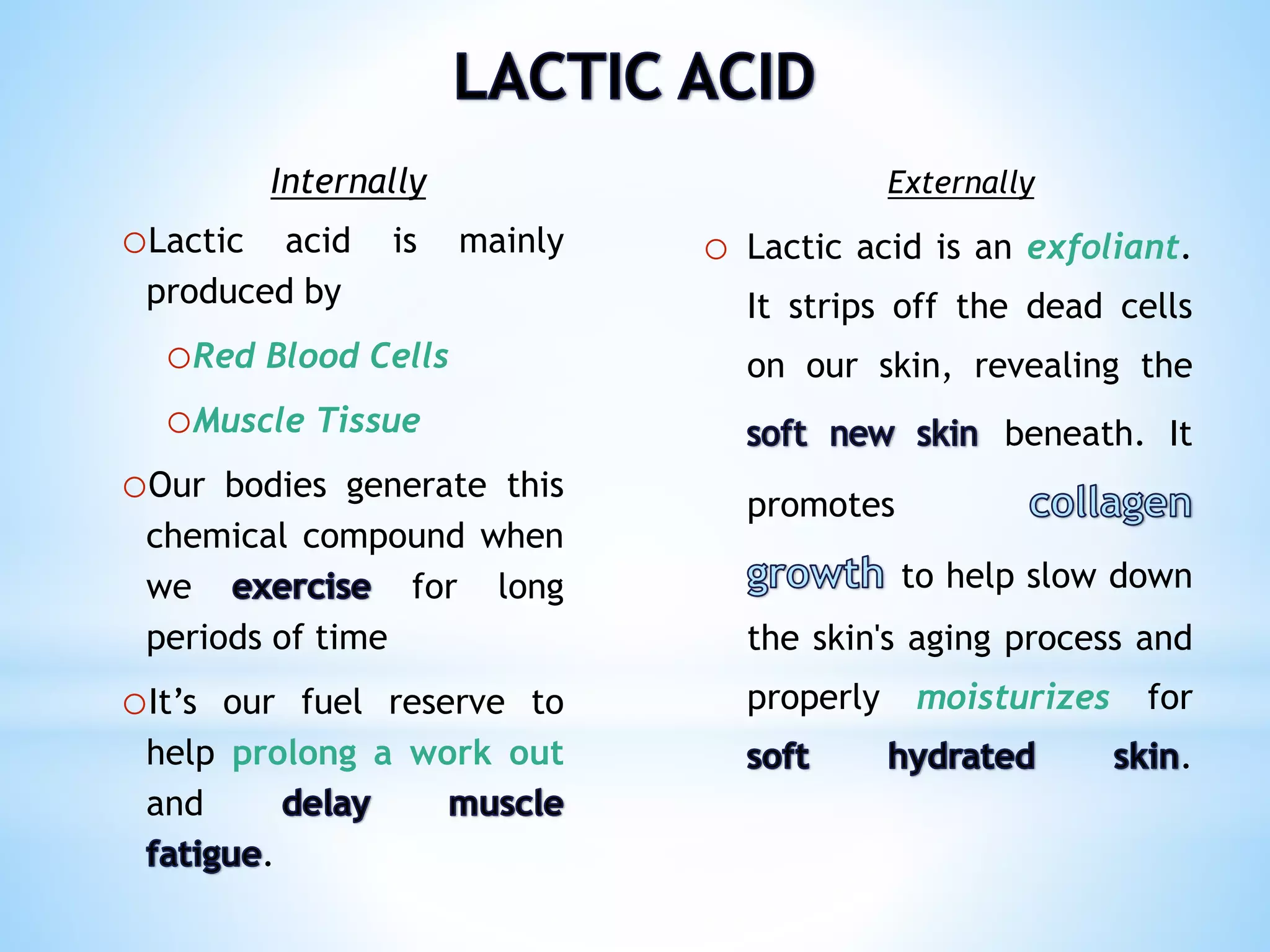 What is Lactic Acid? | PPTX