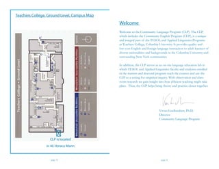 CLP Welcome Fall_2015 | PDF | College Education | Education