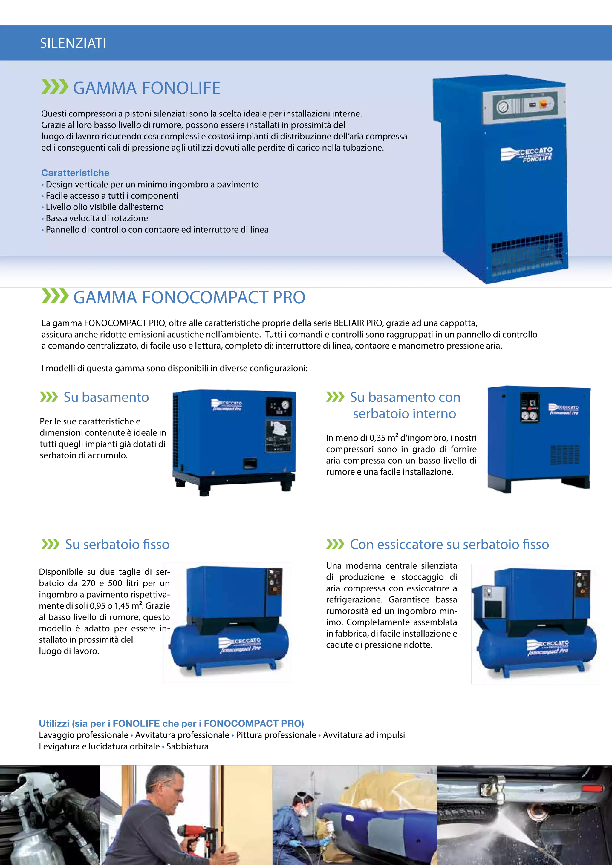 Compressori Professionali Beltair Ceccato - Fornid | PDF
