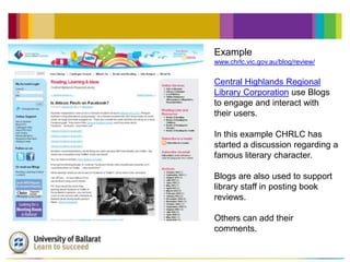 CeCC Web 2.0 Examples | PPT
