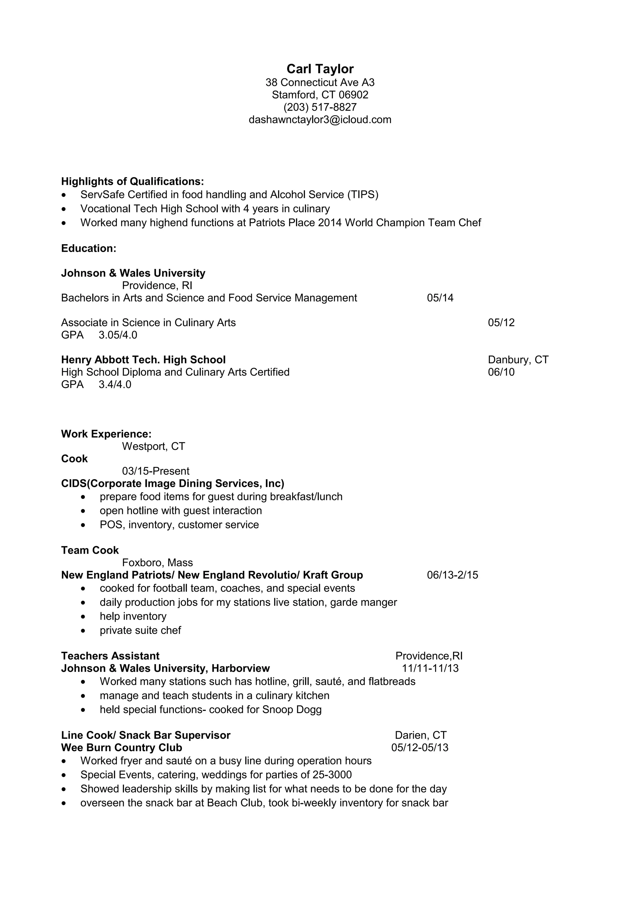 Carls Resume (2) | ODT