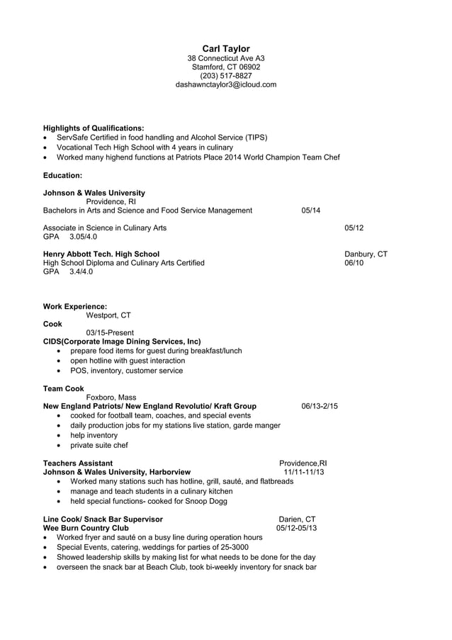 Carls Resume (2) | ODT