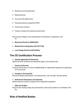 What are the Benefits of CE Marking Certification? | PPT