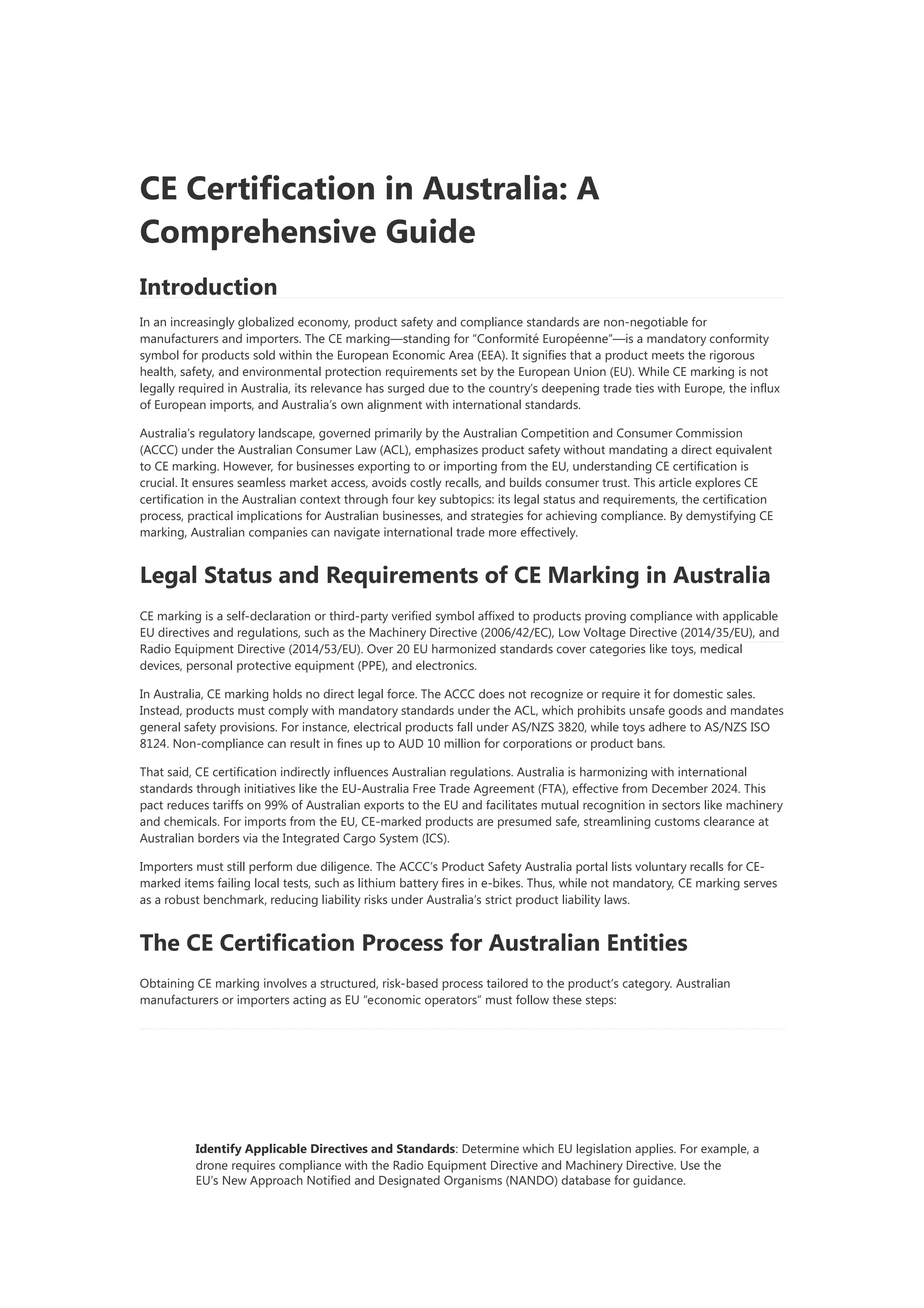 CE Certification | European conformity - IAS Australia.ppt