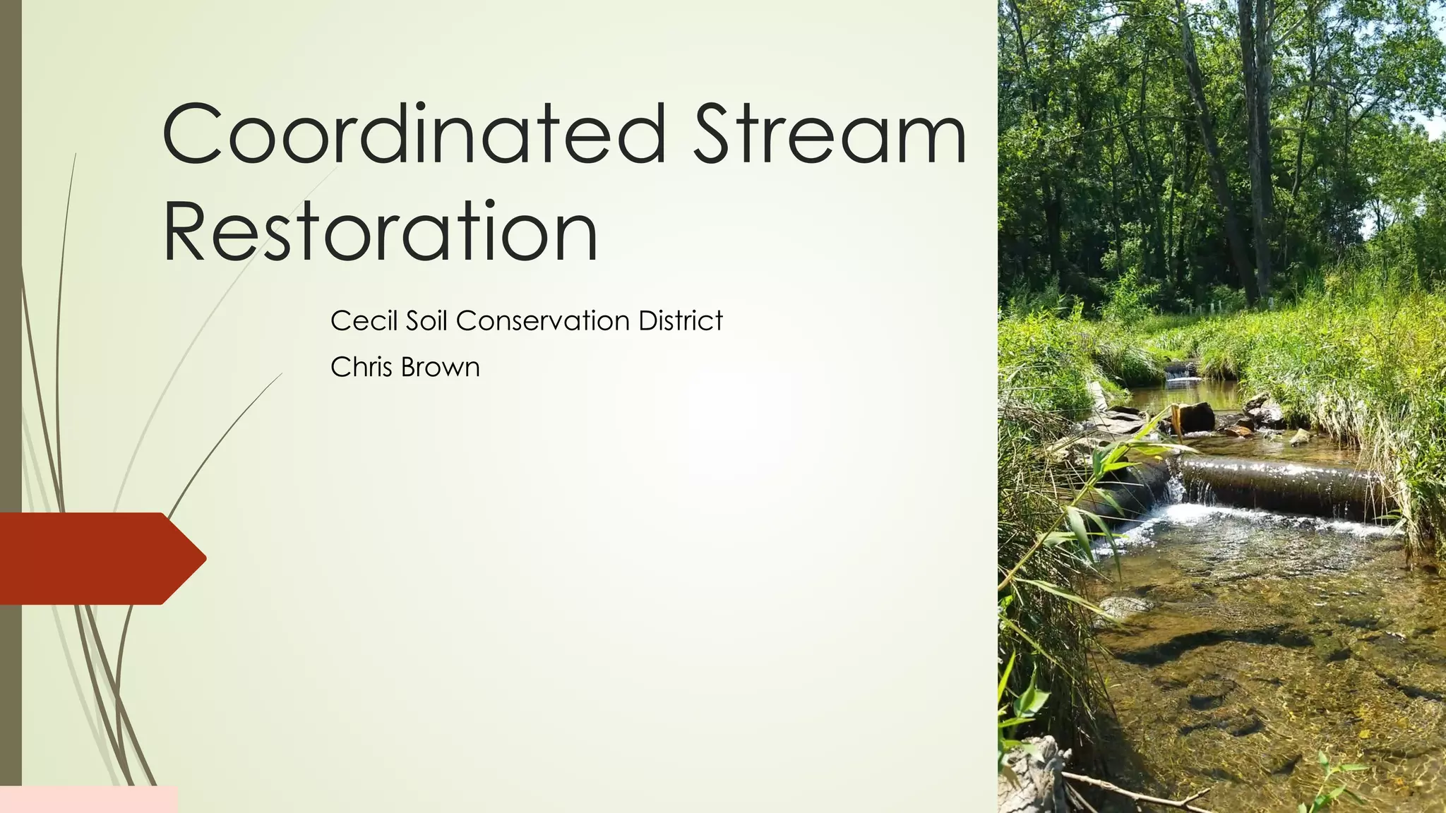 Cecil Soil Conservation District - Pathways to Water Quality | PPT