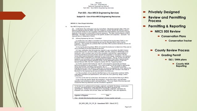 Cecil Soil Conservation District - Pathways to Water Quality | PPT