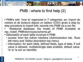 Migrer vers PMB: retour d\'expérience d\'une migration depuis Socrate | ODP