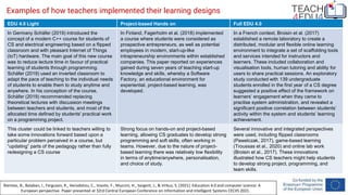 Education 4.0 and Computer Science: A European perspective | PPT