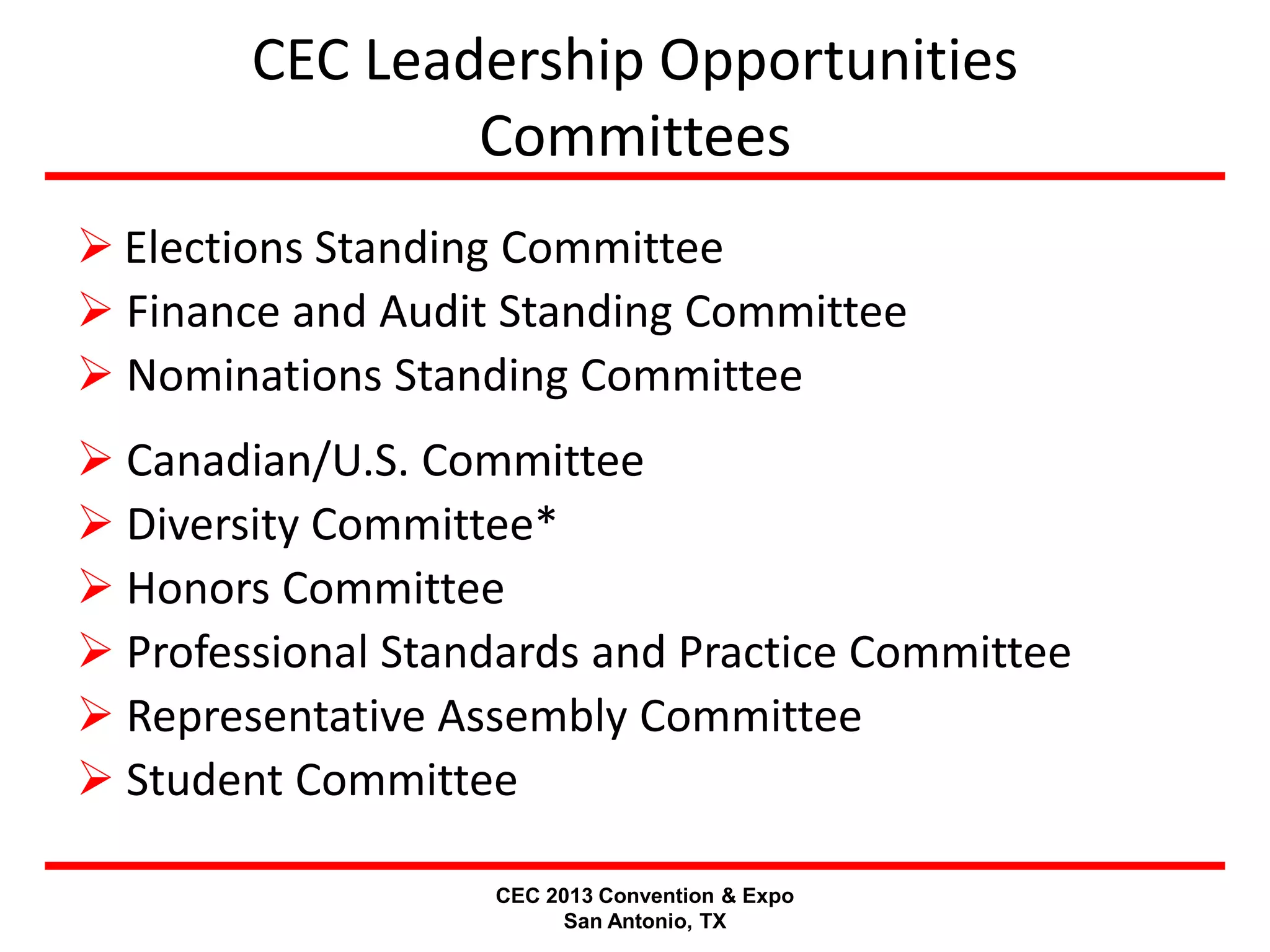Cec leadership presentation | PPTX