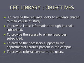 Cec library | PPT