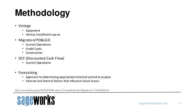 CECL Methodology Series for C&I Loan Pools