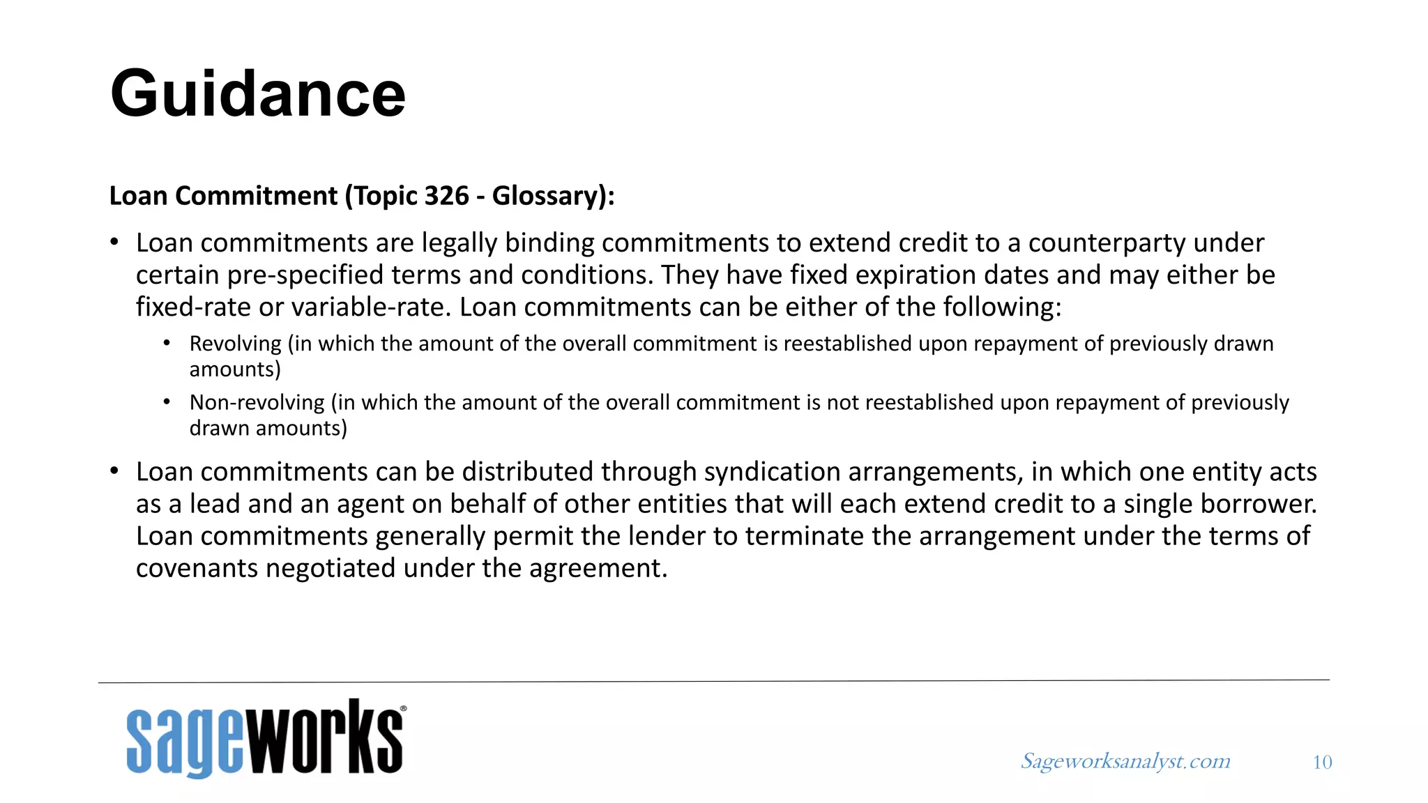CECL Methodology Series for Off-Balance-Sheet Credit Exposures | PDF