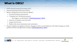 The CECL Workshop Series Part II: Vintage Analysis | PDF