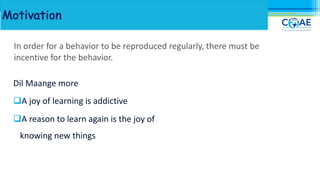 CEC Module1- Social learning theory | PPT