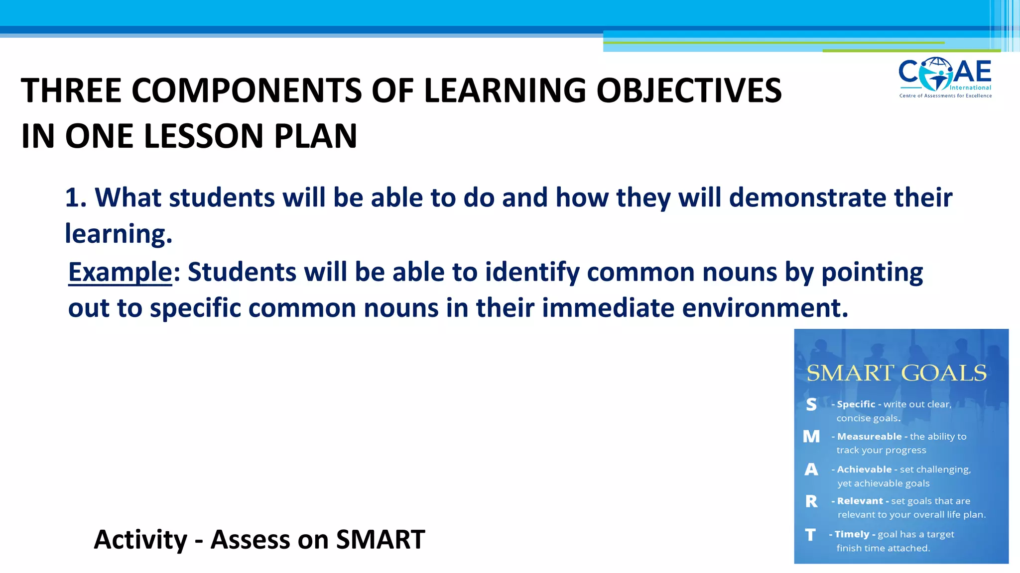 CEC- Module 3- Lesson planning | PDF