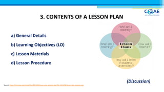 CEC- Module 3- Lesson planning | PDF
