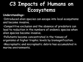 C ecology & conservation syllabus statements | PPT