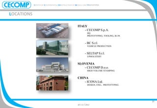Cecomp presentazione azienda | PPT