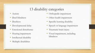 Disability/Accomodations presentation | PPT