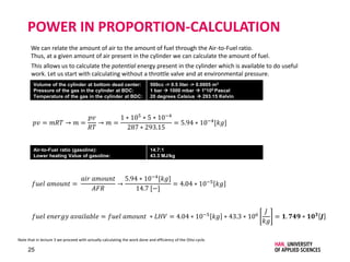 Combustion engine contro and the thermodynamics cycle | PPT
