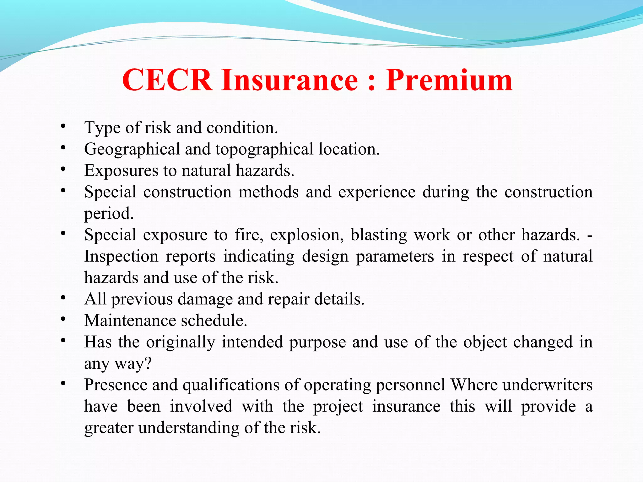 Civil Engineering Completed Risks or Completed Construction Insurance | PPT